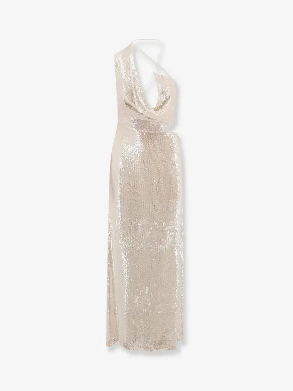 AMAZUIN Iselin Sequined Long Dress