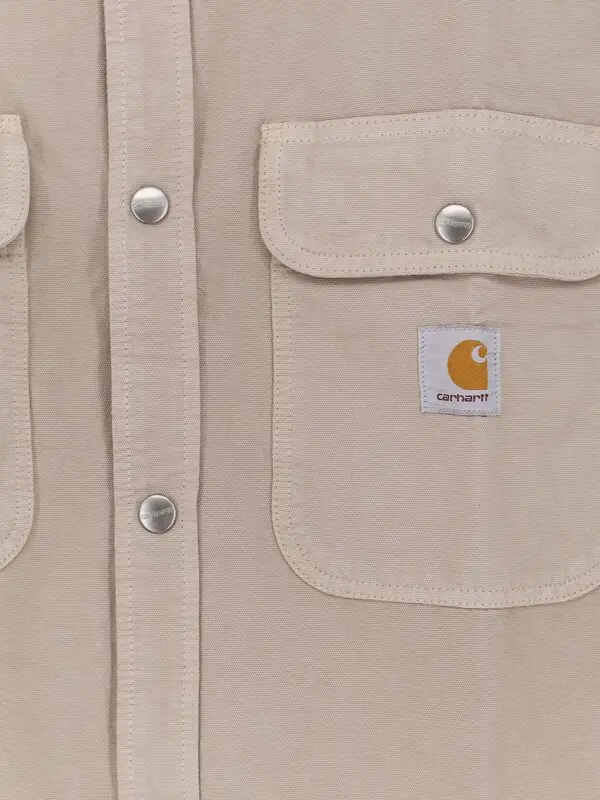 Carhartt Work In Progress Prescott Canvas Jacket With Front Logo Patch