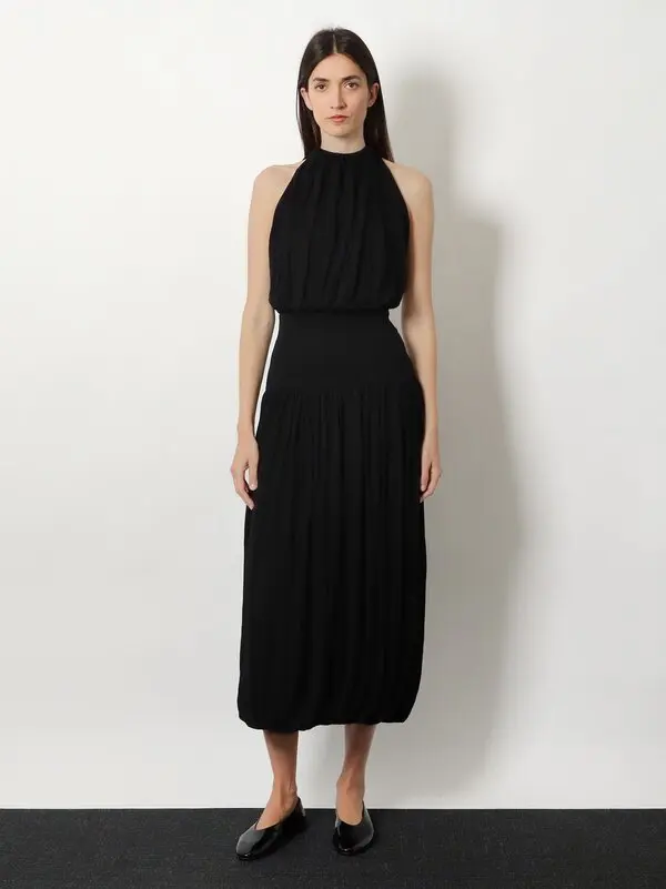 TOTEME Soft Gathered Viscose Dress