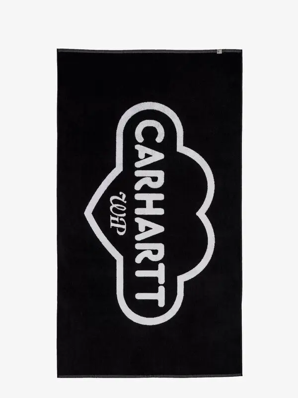 Carhartt Work In Progress Cotton Beach Towel With Logo Print