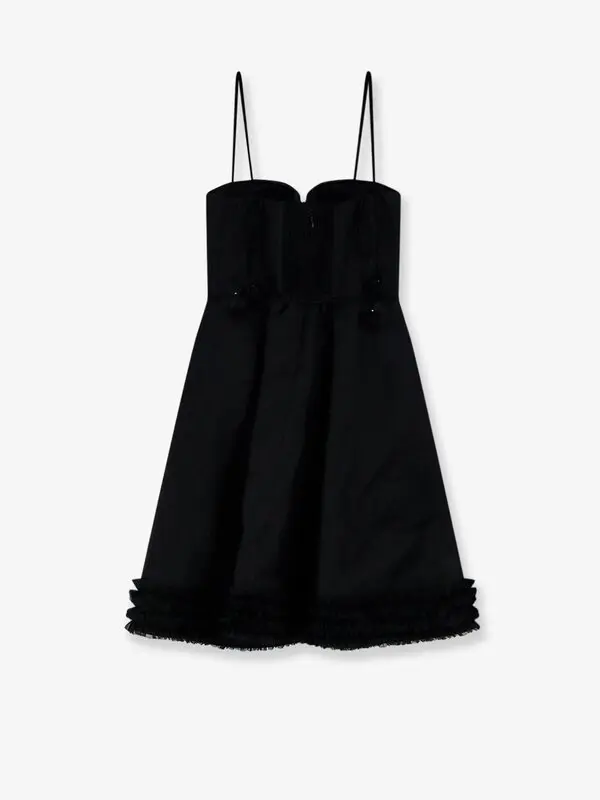 Zimmermann Luna Linen And Silk Blend Mini Dress
