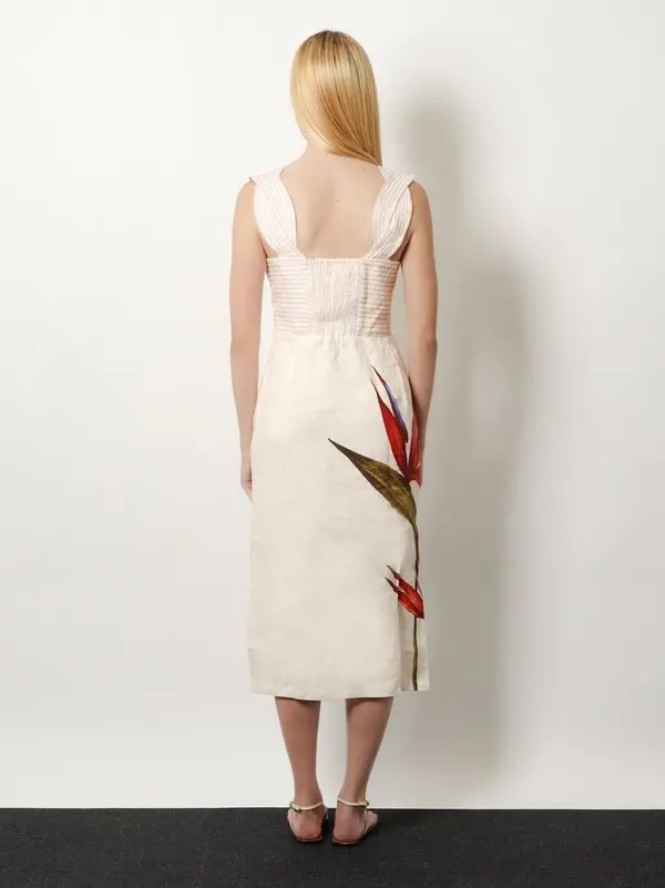 Farm Rio Strelizia Linen Dress