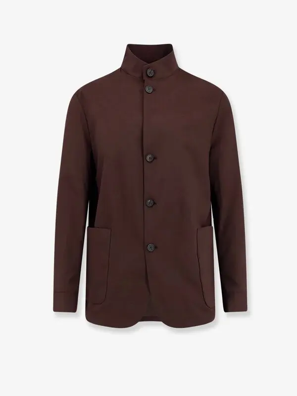 HEVO Casalvecchio Wool Blend Jacket - Brown