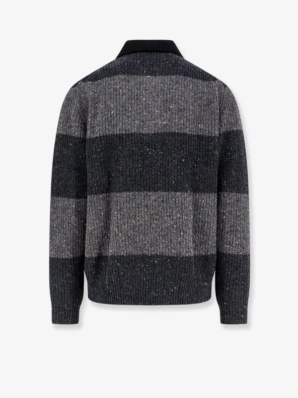 DUNST Chunky Rugby Wool Blend Sweater
