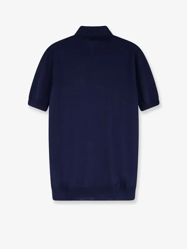 NUGNES 1920 Cotton Polo Shirt - Blue