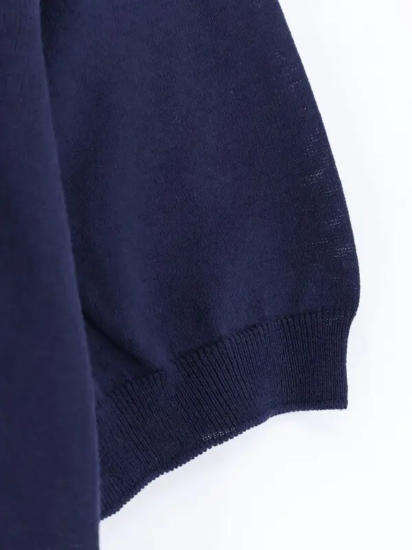 NUGNES 1920 Cotton Polo Shirt - Blue