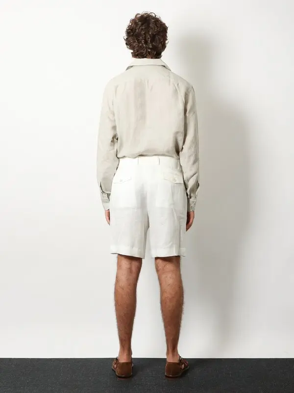 LARDINI Linen Shorts