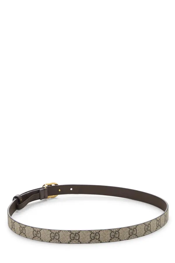 Gucci Gg Supreme Marmont Belt - Beige