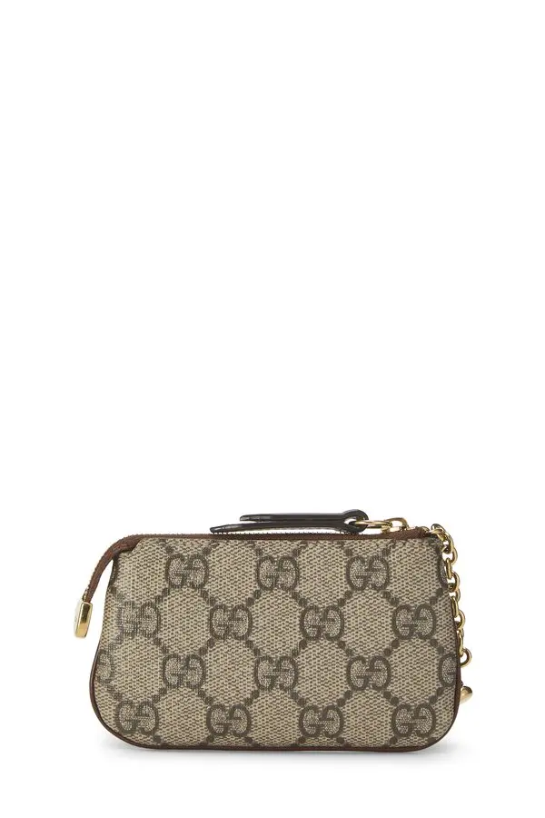 Gucci Brow Gg Supreme Canvas Key Case