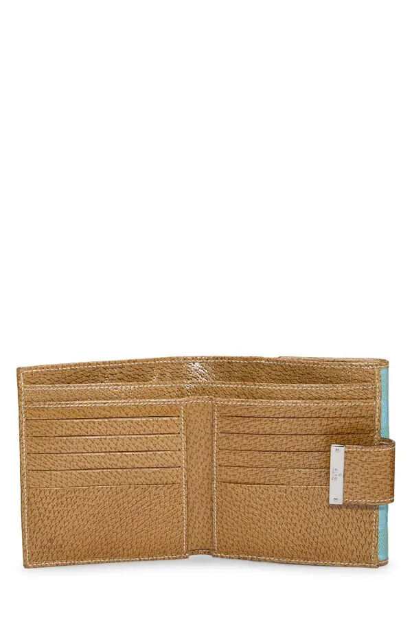Gucci Original Gg Canvas Compact Wallet