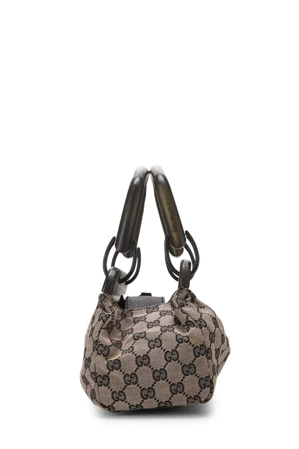 Gucci Gg Wooden Top Handle Bag