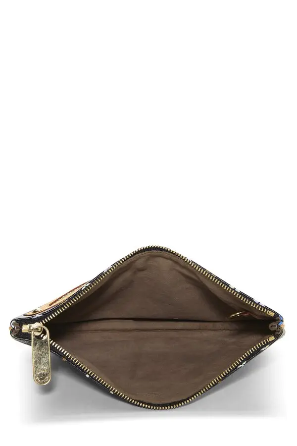 LOUIS VUITTON Takashi Murakami X Monogram Multicolore Pouch