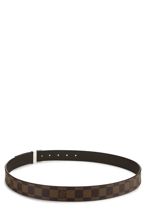 LOUIS VUITTON Damier Ebene Ceinture Carre 95