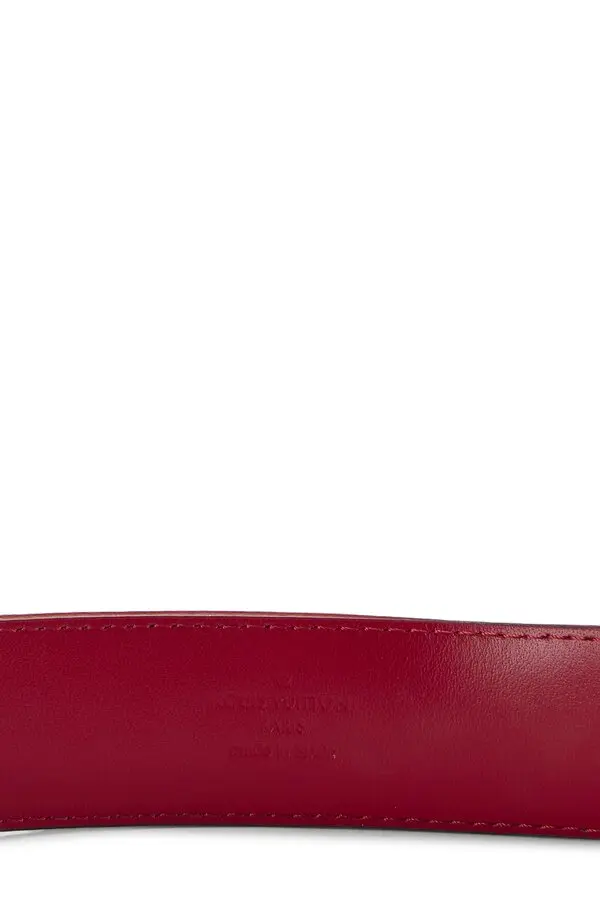 LOUIS VUITTON Calfskin New Wave Belt 80