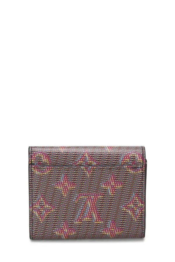 LOUIS VUITTON Multicolor Pop Monogram Zoe Wallet