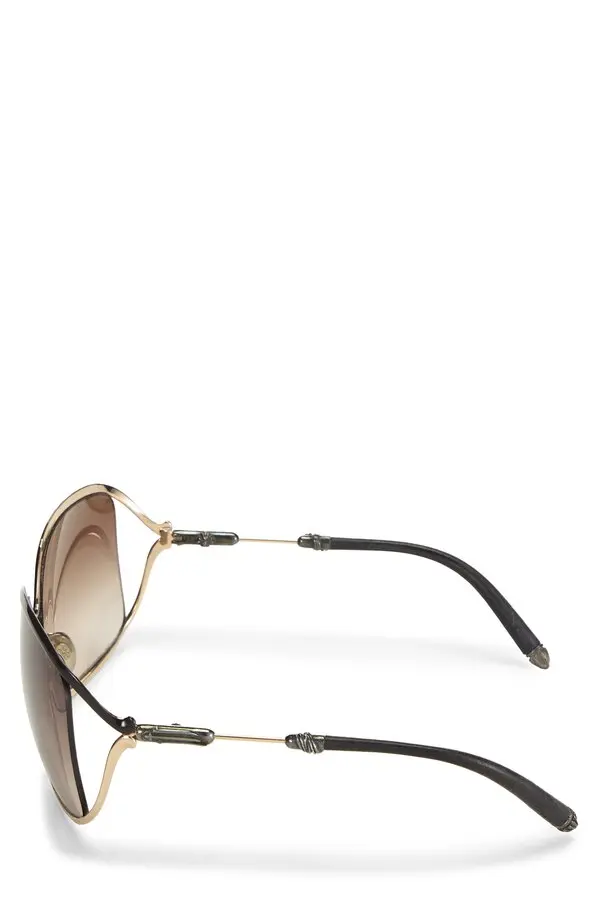 Chrome Hearts Metal Buttflux Sunglasses