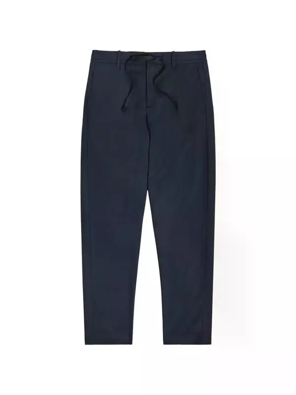 Canali Cropped Drawstring Trousers