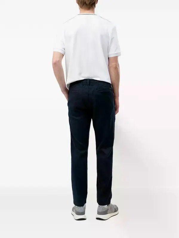 BOSS Logo Patch Straight-leg Trousers