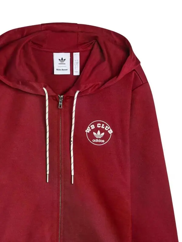 Adidas Wales Bonner Logo Print Hoodie