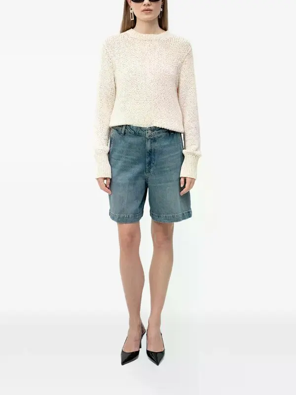 BOSS Faded Denim Shorts