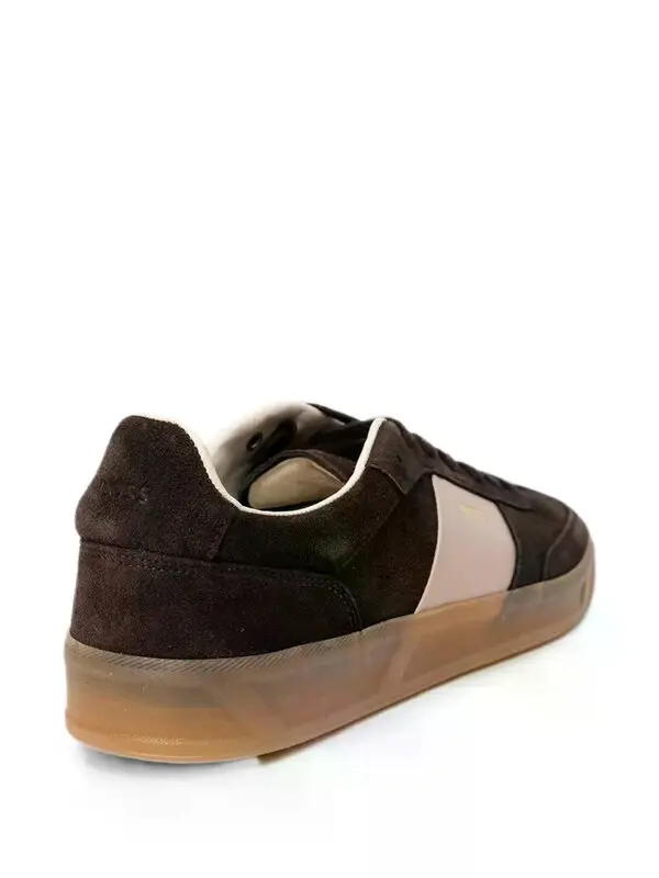 BOSS Suede Panelled Sneakers