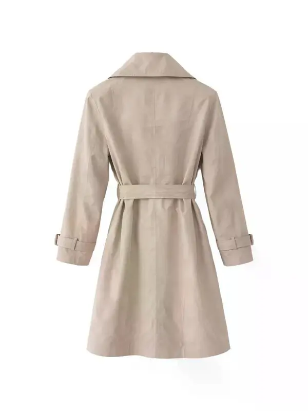 CHIARULLI Belted Double-breasted Trench Coat