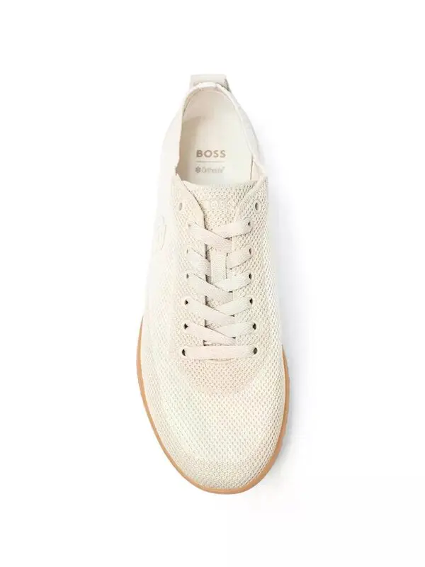 BOSS Logo-embroidered Knit Sneakers