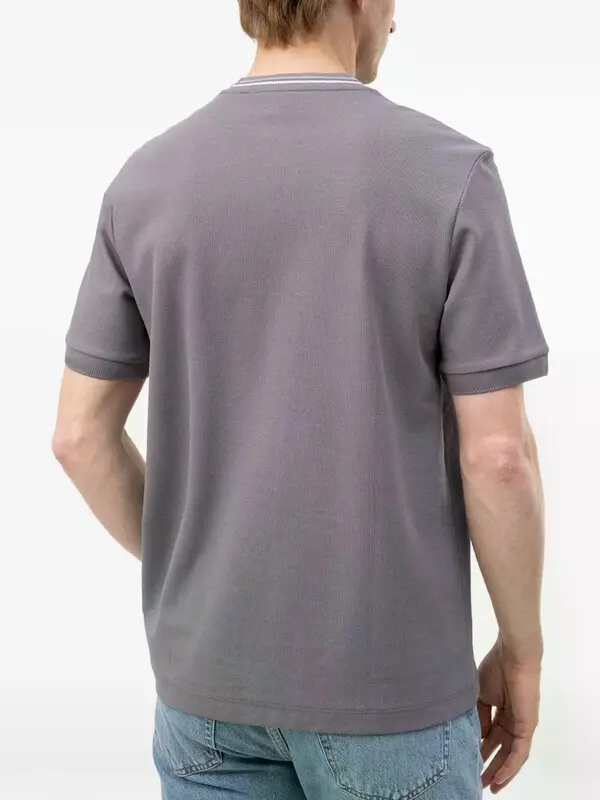 BOSS Stripe-trim Short-sleeve T-shirt