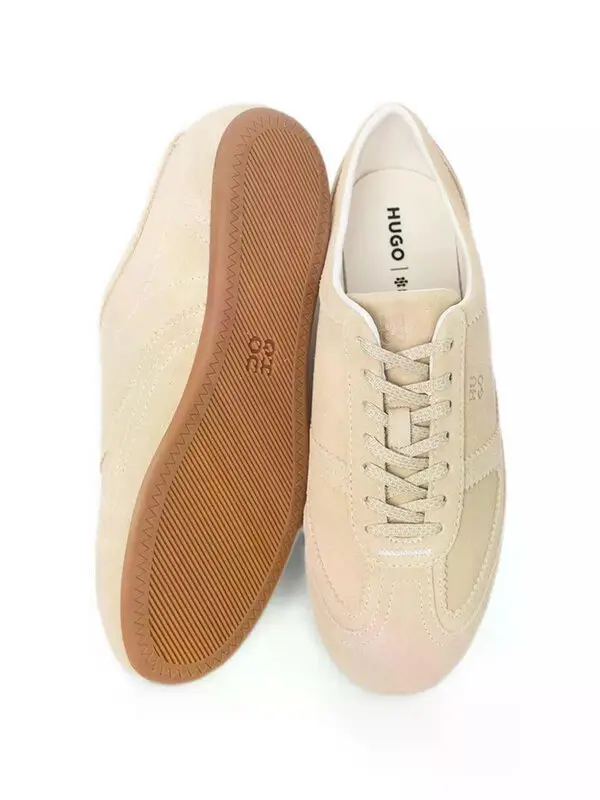 Hugo Suede-finish Lace-up Sneakers