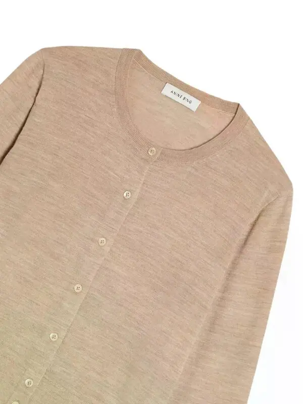 ANINE BING Moni Cardigan - Neutrals