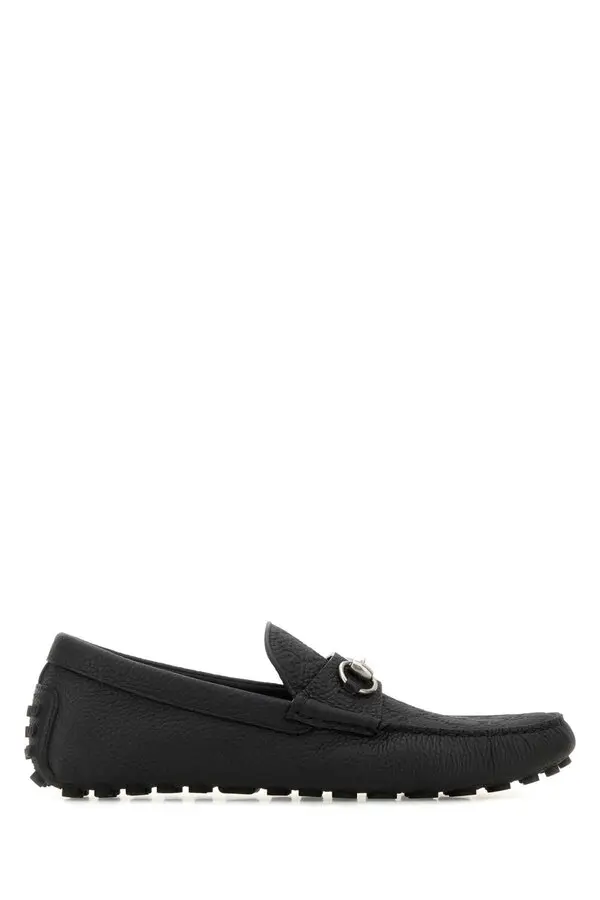 Gucci Leather Driver Loafers