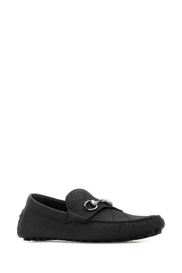 Gucci Leather Driver Loafers