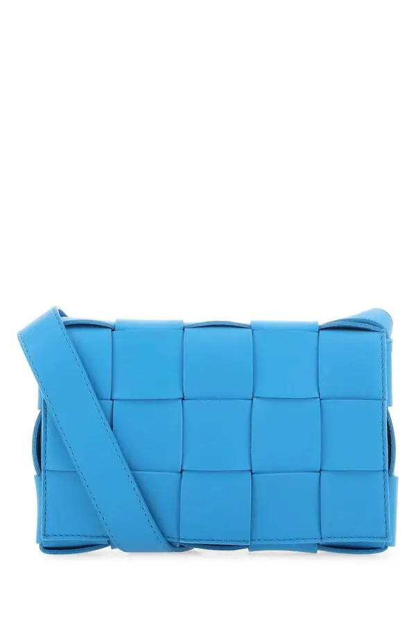 Bottega Veneta Small Cassette Crossbody Bag - Blue