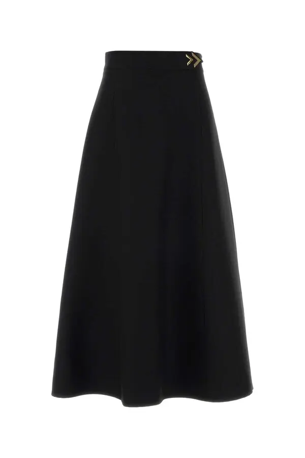 Valentino Garavani Crepe Couture Skirt - Black