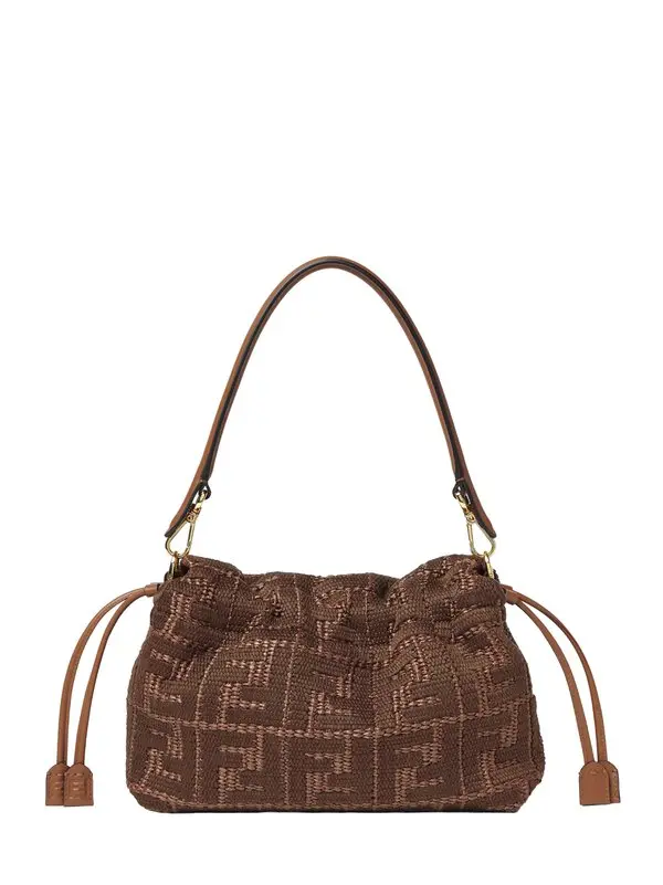 Fendi Sellier Medium Raffia Baguette Bag