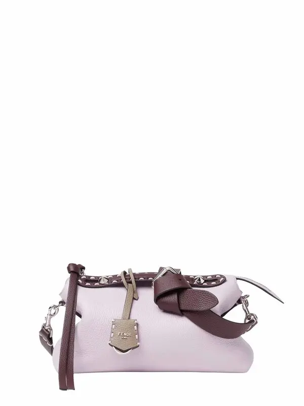 Fendi Lilac The Way Selleria Medium Shoulder Bag