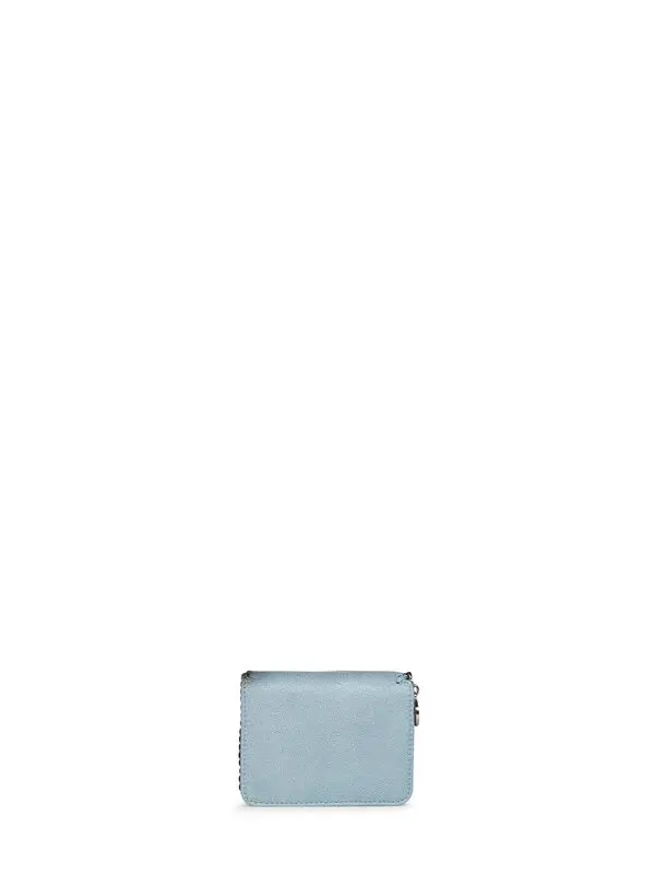Stella McCartney Ice Blue Falabella Bi-fold Wallet