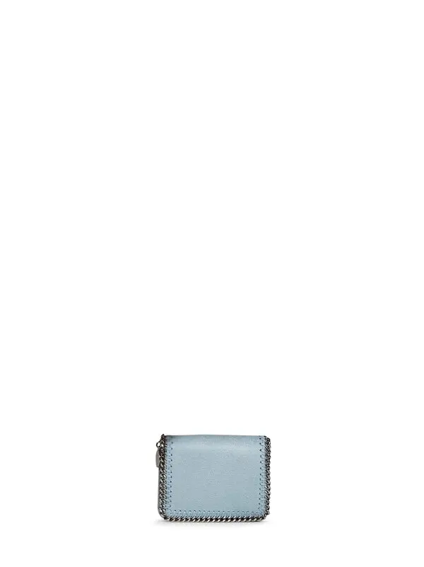Stella McCartney Ice Blue Falabella Bi-fold Wallet - Multicolor
