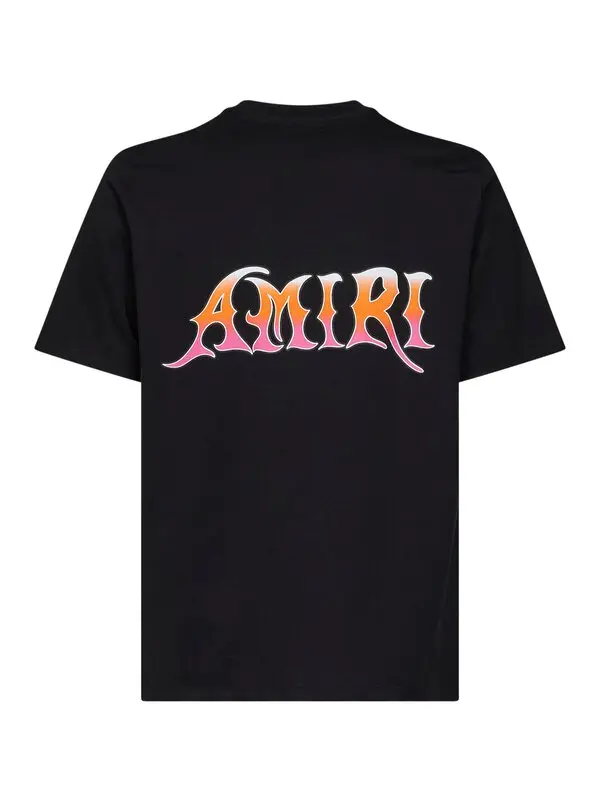 Amiri Black Cotton Jersey Ma T-shirt - Multicolor