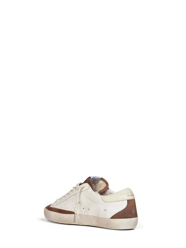 GOLDEN GOOSE White Leather Super-star Sneakers