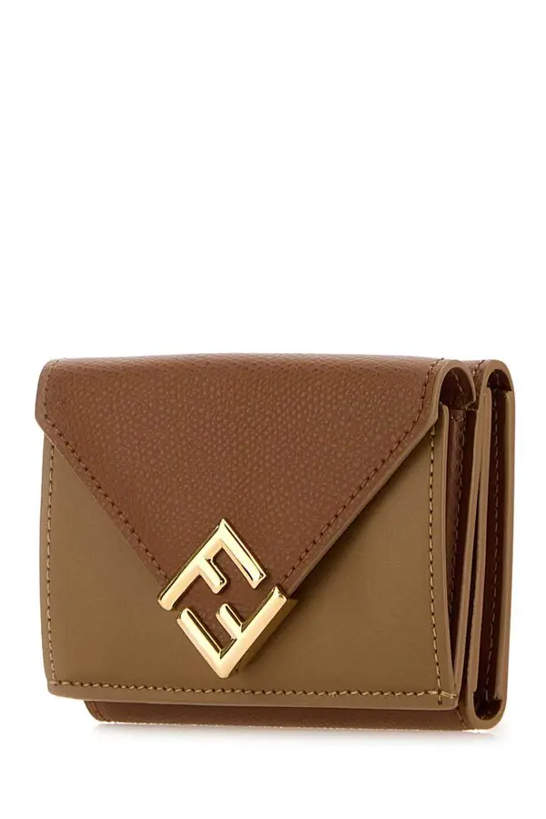 Fendi Two-tone Leather Wallet