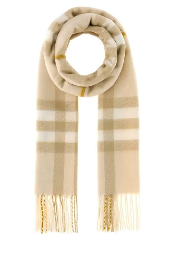 Burberry Embroidered Cashmere Scarf - Multicolor