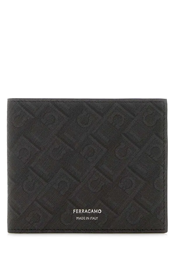 FERRAGAMO Printed Leather Wallet
