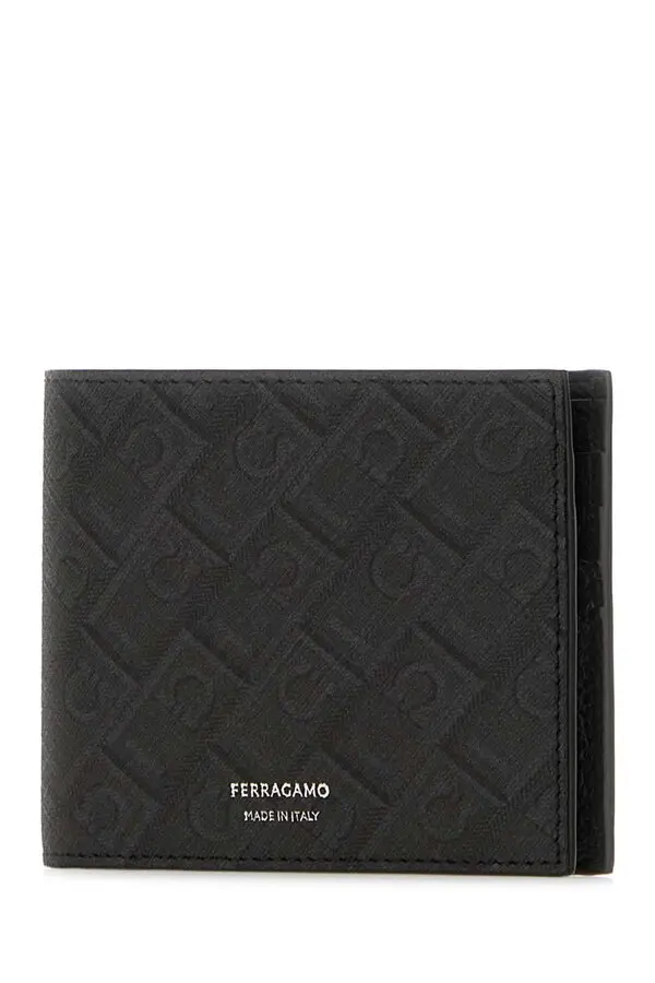 FERRAGAMO Printed Leather Wallet
