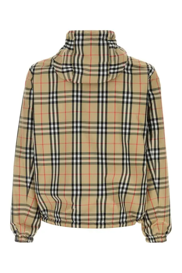 Burberry Printed Polyester Reversible Jacket - Multicolor