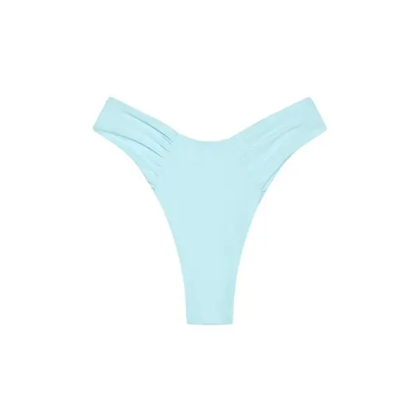 AJA SWIMLINE Calypso Ruched Bikini Bottom - Blue