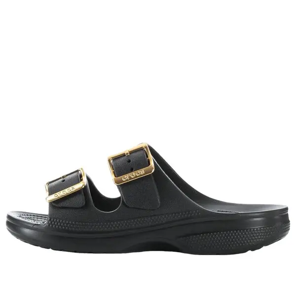 CROCS Metallic Buckle Sandal - Black