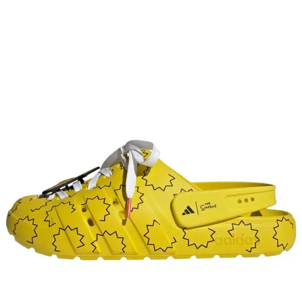Adidas X The Simpsons Adilette Clog - Yellow/core Black