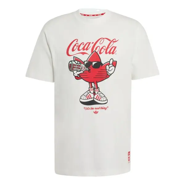 Adidas X Coca-cola Classic Sport Graphic Treffie T-shirt Asia Sizing - White