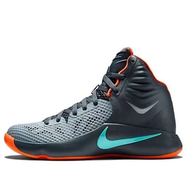 Nike Zoom Hyperfuse 2014 High Top Sneakers - Grey